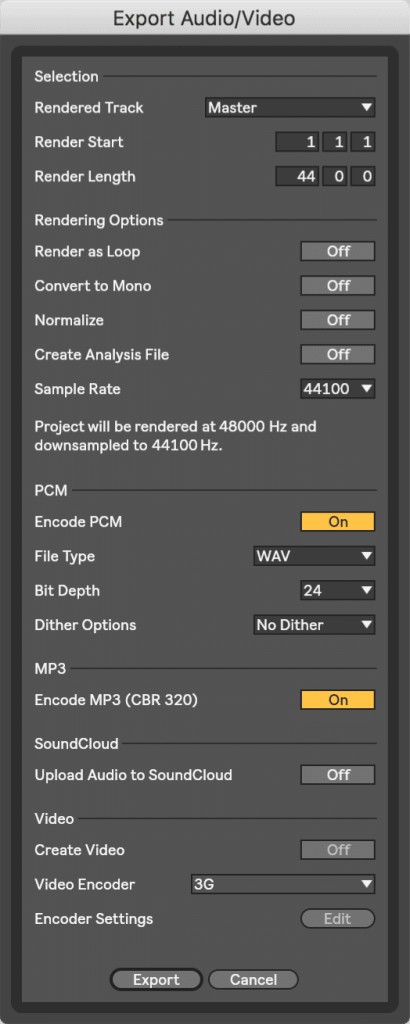 Ableton Live 10 Tutorial: Exporting Audio | Sonic Bloom