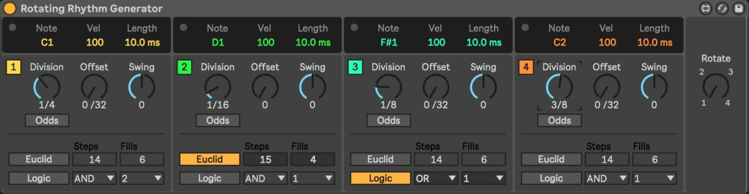 Rotating Rhythm Generator | Sonic Bloom
