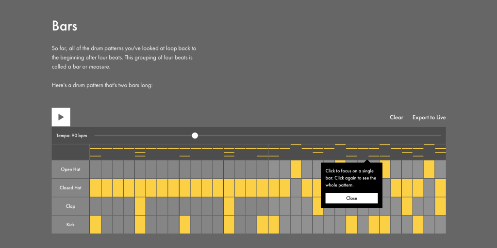 Two Interactive Websites by Ableton: Learning Music & Learning Synths ...