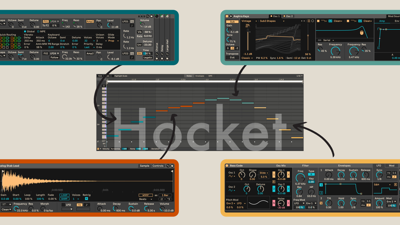 Alternating Instruments Playing Melody/Chords in Ableton Live (Hocket ...
