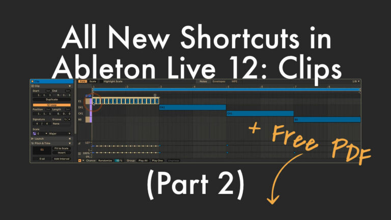 Free Ableton Live 12 Theme Set No. 3 (Dark Collection) – Sonic Bloom